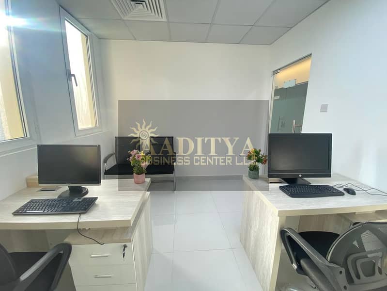 Beautiful Office with Bank account assistance |Free Amenities | Bayut.com