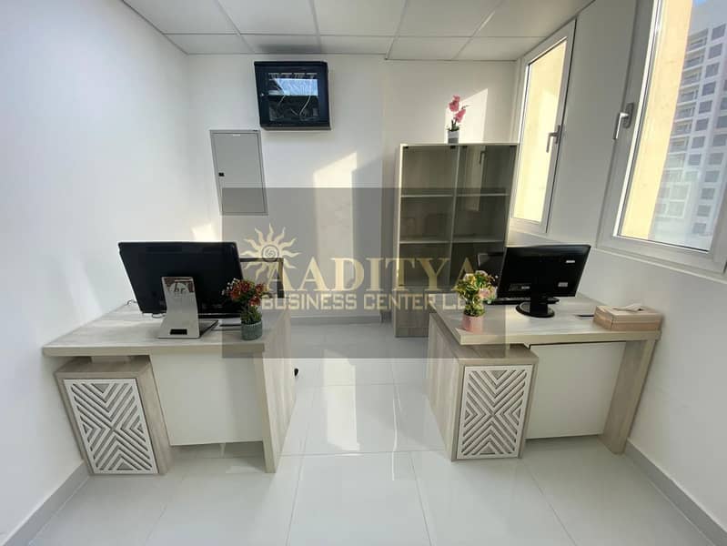 Beautiful Office with Bank account assistance |Free Amenities | Bayut.com