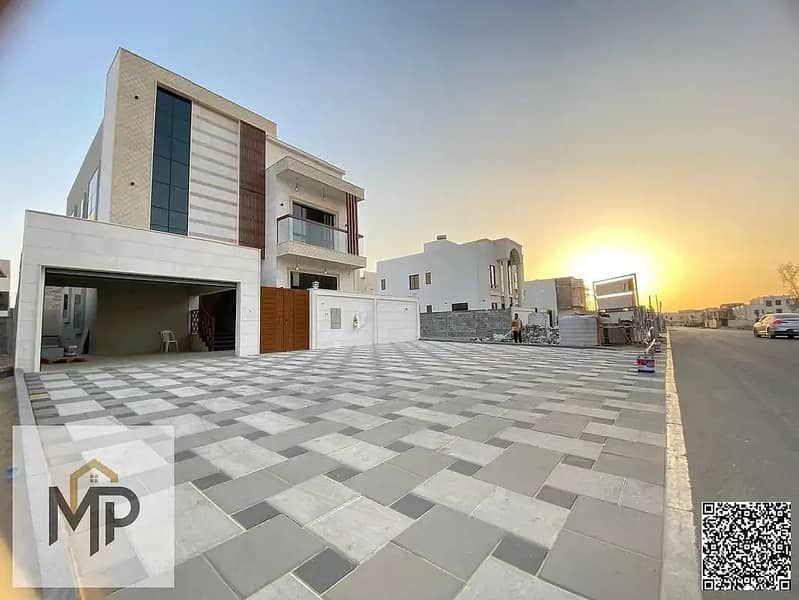 Luxury villa in Al-Amirah – Two floors and a roof with a large setback ...