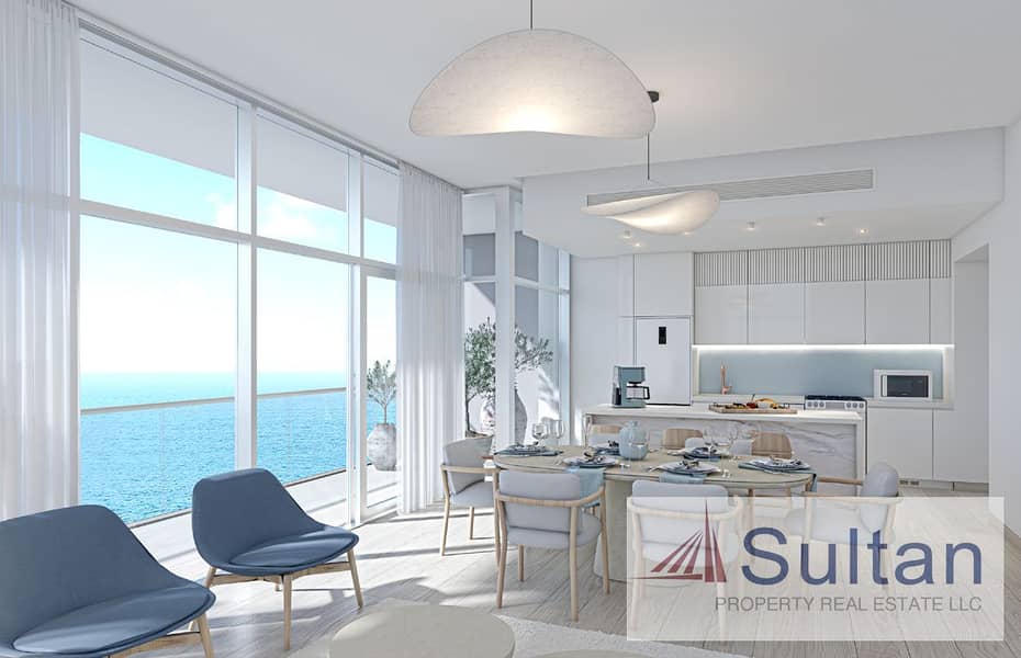 Sea and shore view Cape Hayat 1BR, MINA vibes | Bayut.com