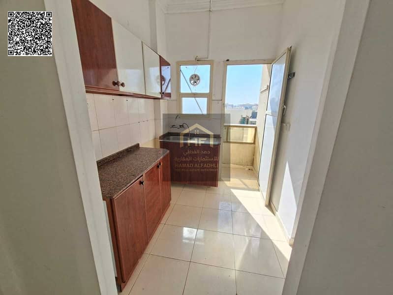 One bedroom and living room for annual rent in Al Rawda 2. Split AC ...