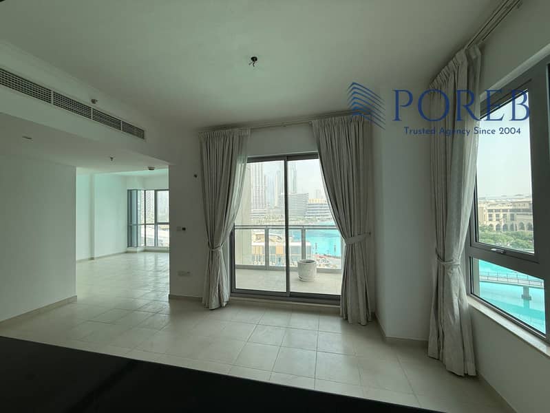 3 Bed + M | Fountain & Burj View | Vacant | Bayut.com