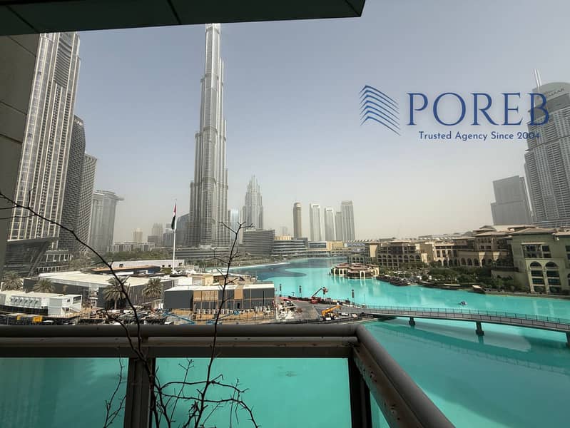 3 Bed + M | Fountain & Burj View | Vacant | Bayut.com