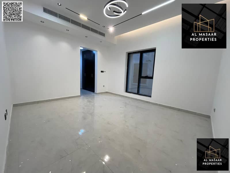 Luxury villa with a modern design, 5000 sq ft, with a garden, behind ...