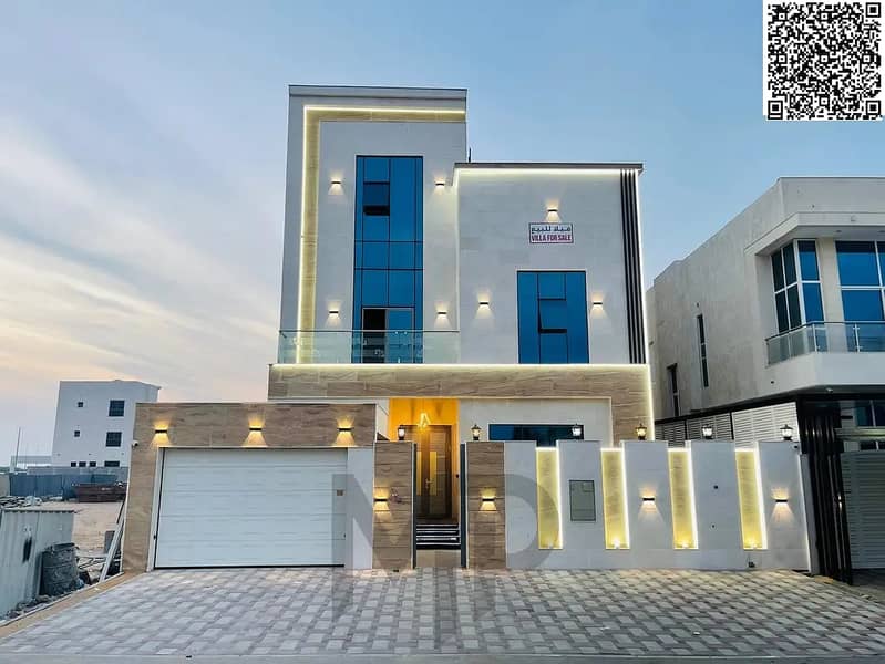 Luxury villa for sale in Al Bahia area, featuring two floors and a ...