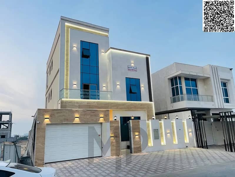 Luxury villa for sale in Al Bahia area, featuring two floors and a ...