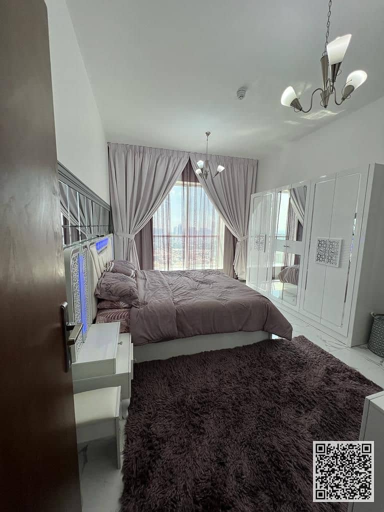 Furnished one-bedroom apartment with new furniture, gym, and swimming ...