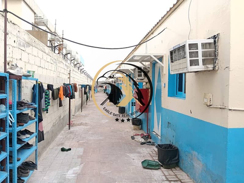 Prime Labour Camp Investment in Saja – 47 Rooms, 2 Shops on Main Road ...