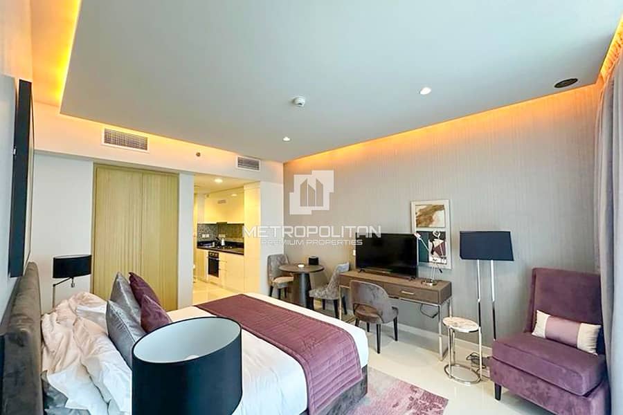 Luxury Furnished Studio | High Floor | Canal Views | Bayut.com