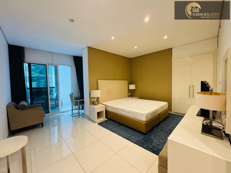 Specious Furnished Studio with pool view Balcony | Bayut.com