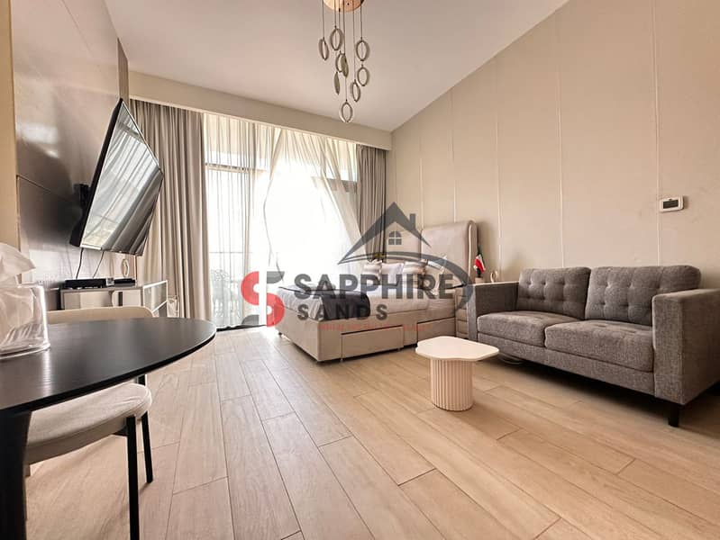 Furnished Studio | Burj View | Prime Location | Azizi Riviera | Bayut.com