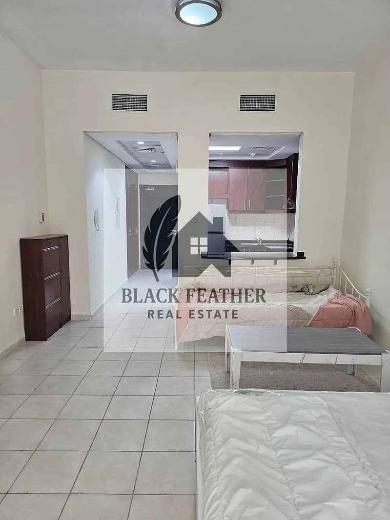 FURNISHED STUDIO/ NEAR METRO/ LARGE LAYOUT | Bayut.com