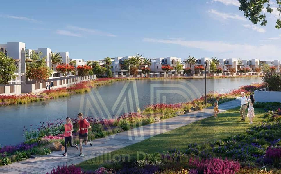 END CORNER UNIT FACING LAGOON | Bayut.com