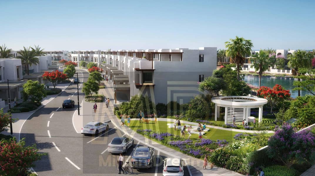 END CORNER UNIT FACING LAGOON | Bayut.com