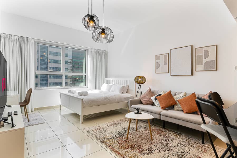 Urban Studio | 15 Mins to Dubai Marina & JBR Beach | Furnished ...