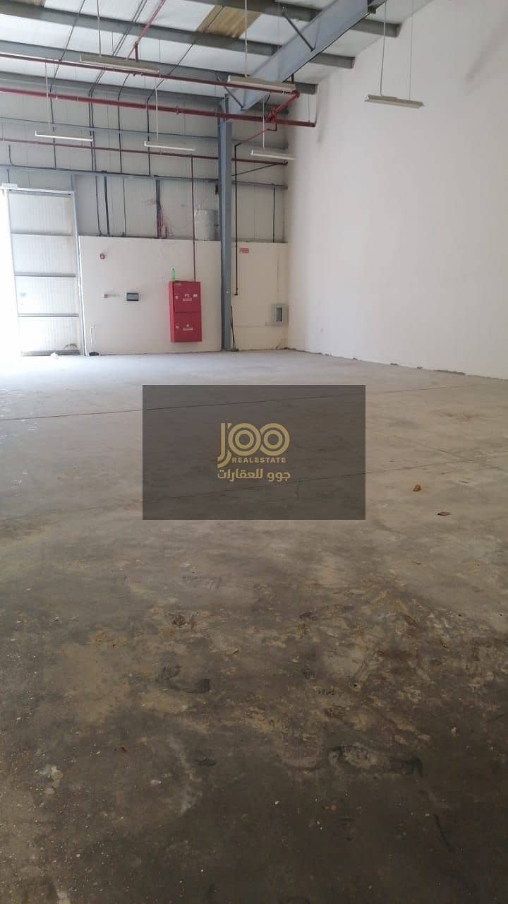 Warehouse with an area of 2,500 sq ft, 25 kW electrical power, annual ...