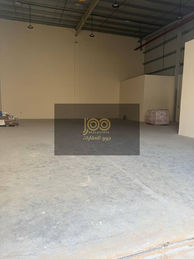 Warehouse with an area of 2,500 sq ft, 25 kW electrical power, annual ...