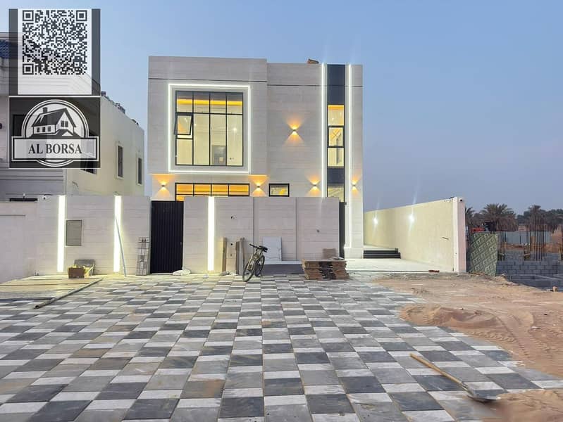 Villa for sale in Al Zahia area on a main street with a 25-meter ...