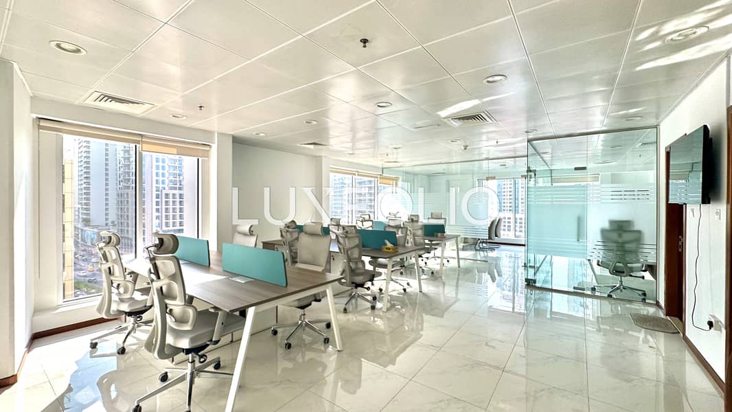 Corner Office | Burj Khalifa View | Furnished | Bayut.com