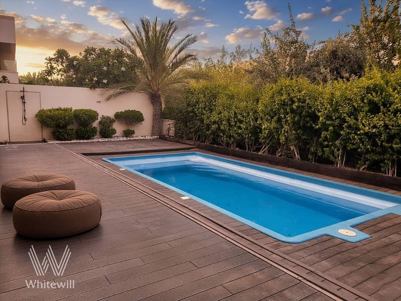 Partial Sea View | Private Pool | Palatial 5BR+Maids | Bayut.com