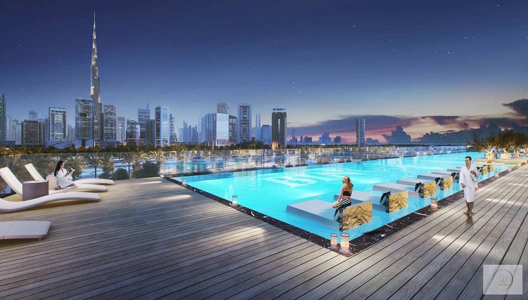 PRIVATE POOL - 1 YEAR FREE SERVICE CHARGE - CREEK HARBOUR VIEW | Bayut.com