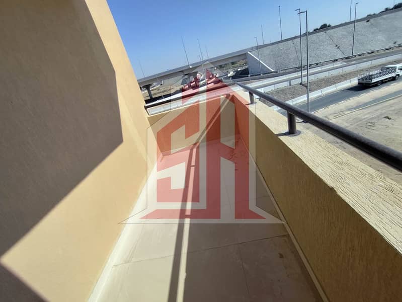 Brand New Building, Available for rent 2bhk, Big balcony in Al Abraq 1 ...