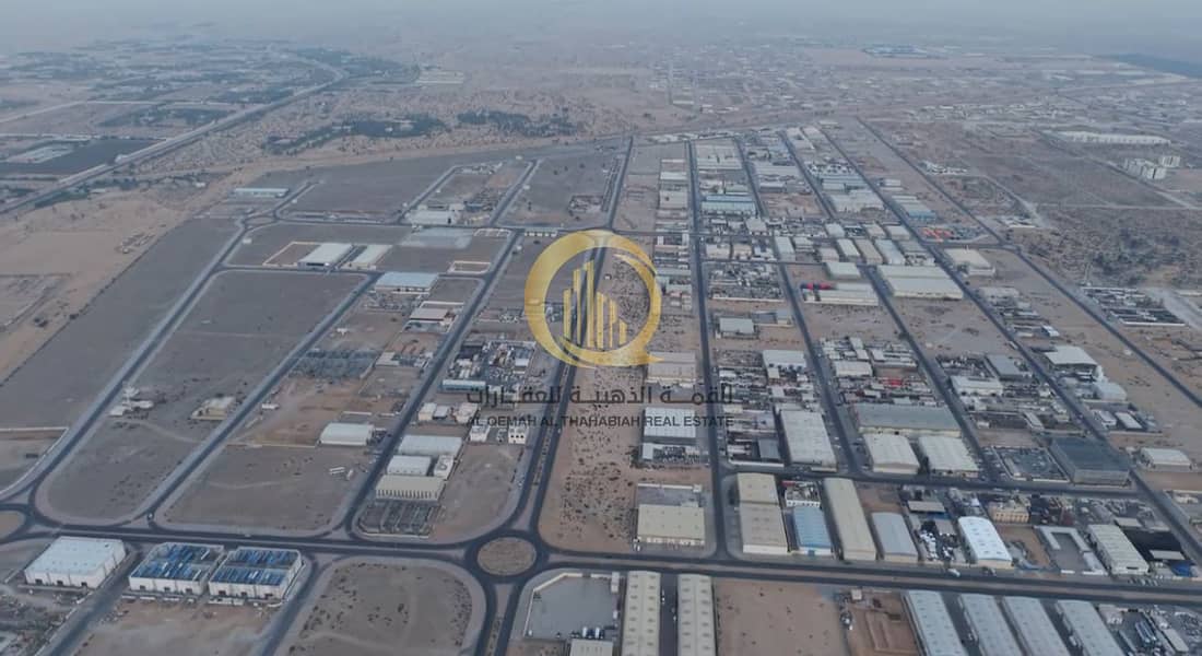 For sale: corner land in the UAE Industrial City in Al-Saja'a ...