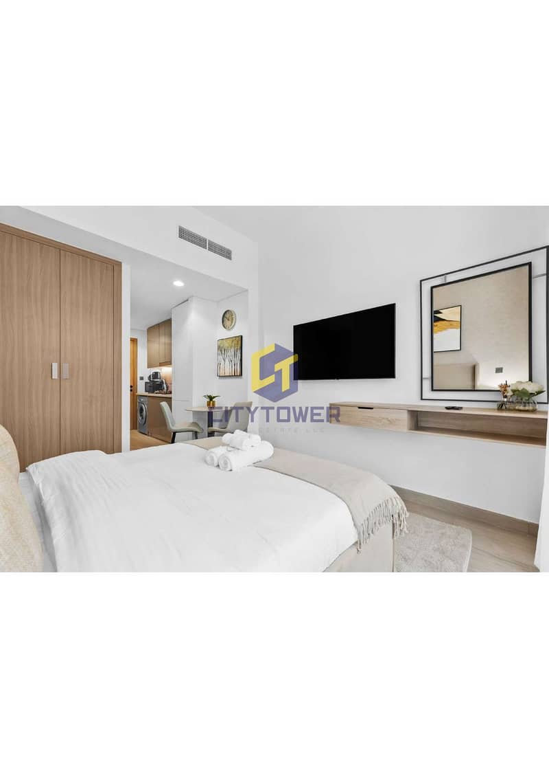 Fully Furnished Studio | Balcony | Prime Investment | Azizi Riviera 25 ...