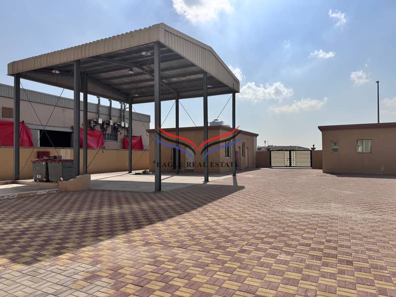 OPEN YARD | 32 Rooms Labor Camp with Office | Shed & 155 KW Load ...