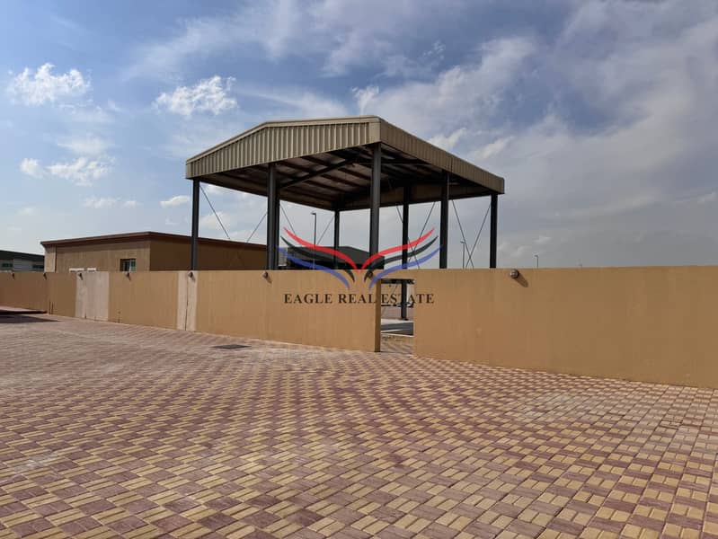 OPEN YARD | 32 Rooms Labor Camp with Office | Shed & 155 KW Load ...