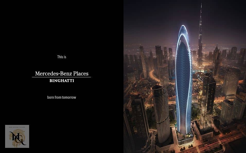 MERCYDES BENZ / LUXURY BRANDED RESIDENTIAL TOWER / MIDDLE OF DUBAI ...