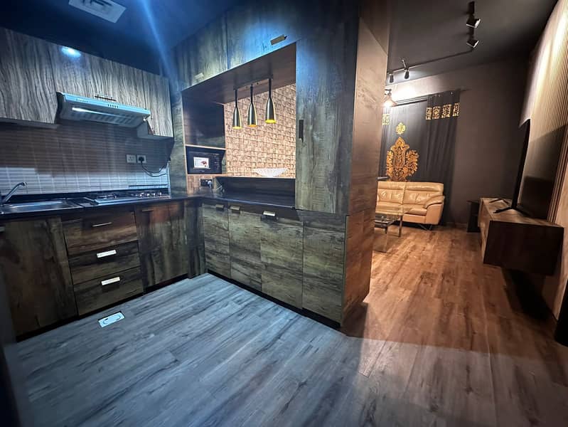 Furnished one-bedroom apartment with living room for annual rent in ...