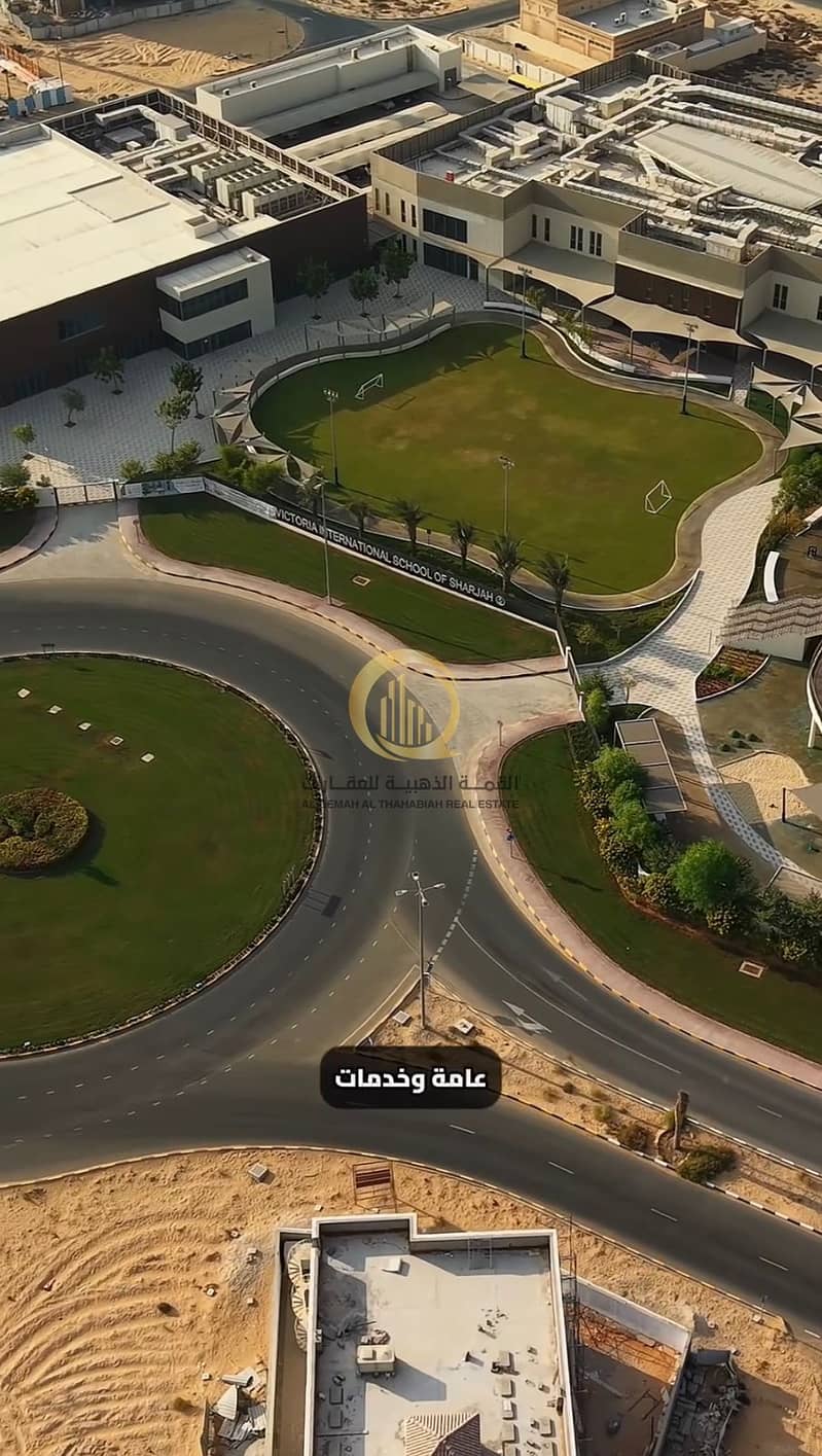 Commercial land in the Telal project, permit for ground floor and three ...