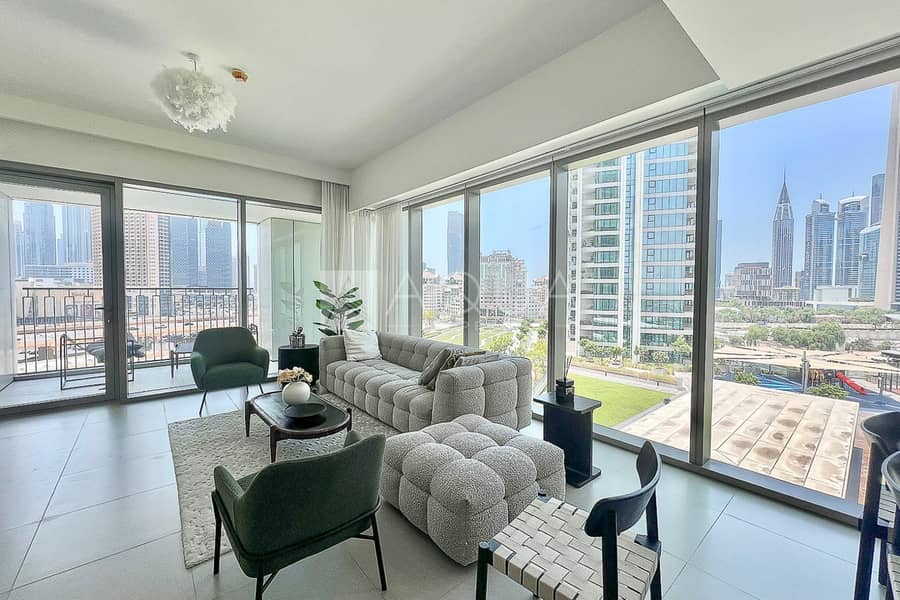 Burj and DIFC Views | Low Floor | Vacant | Bayut.com