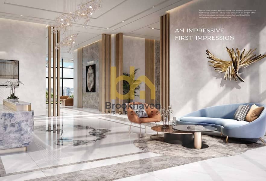 Waterfront 1BR with Lagoon Views | Azizi Venice | Bayut.com