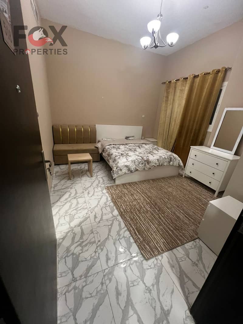 Studio apartment for monthly rent in Al Rashidiya 3, in a new building ...