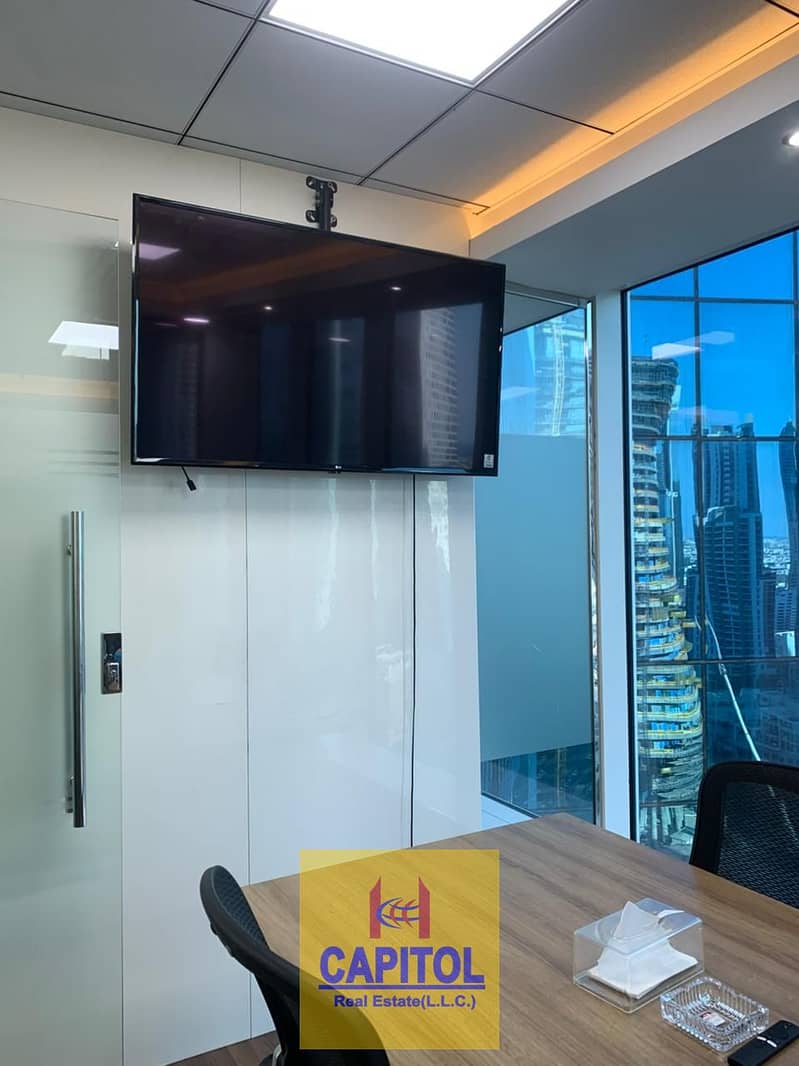 Ready-to-Move-In Furnished Office | SZR & Sea View | Burlington Tower ...