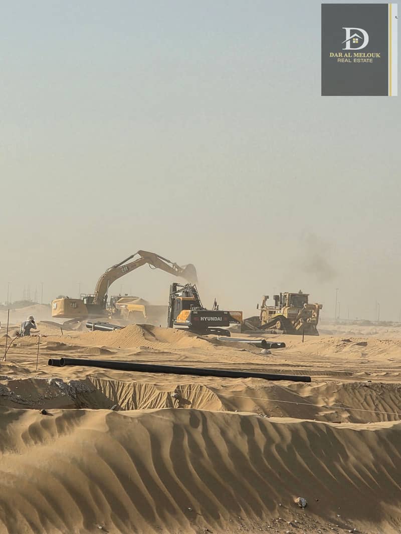 Prime corner plot in Al Sahma, near Emirates Road, opposite Al Suyoh ...