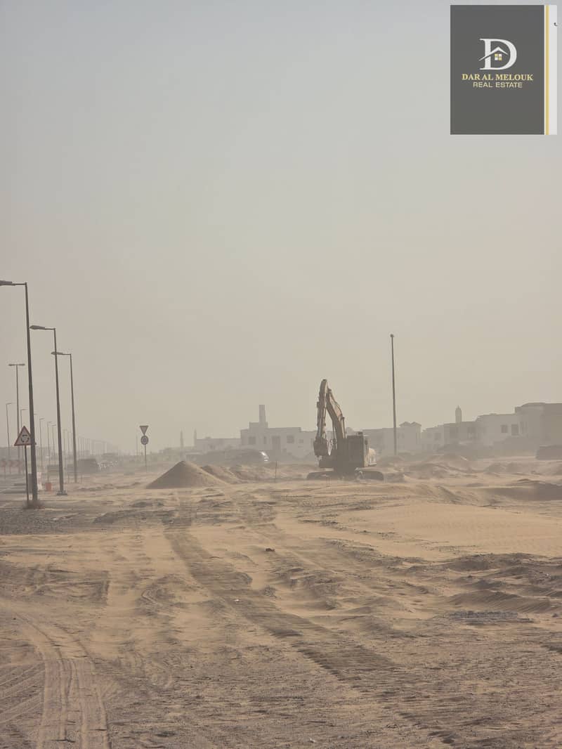 Prime corner plot in Al Sahma, near Emirates Road, opposite Al Suyoh ...