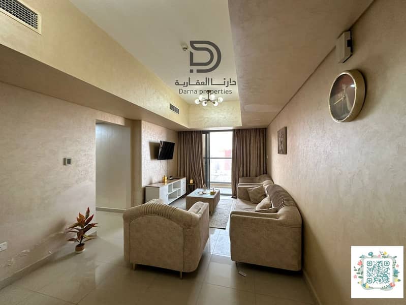 One-bedroom apartment for sale in Al Nuaimiya One Tower with a modern ...