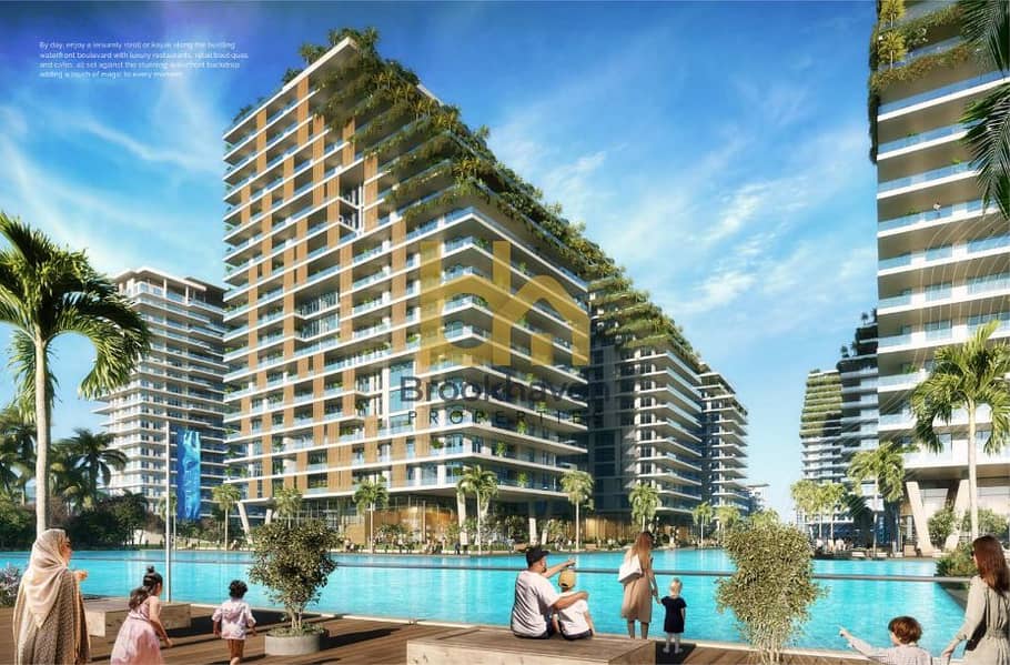 Hot Offer | Full Lagoon View 2BR | Lowest Price in Azizi Venice | Bayut.com
