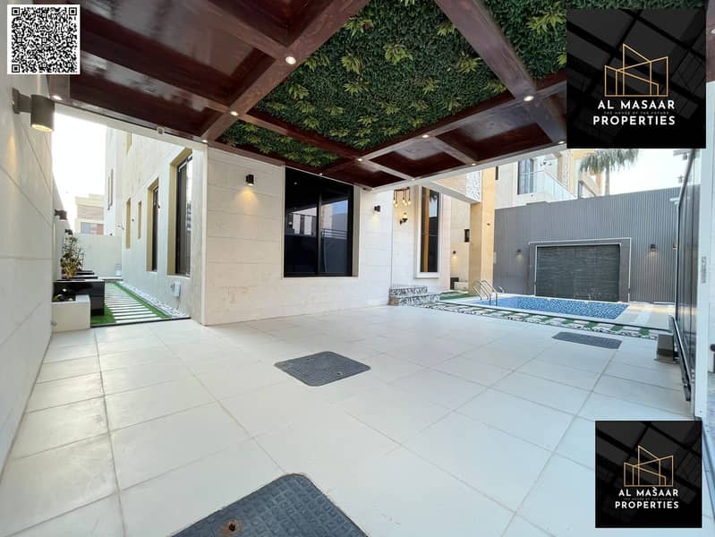 Luxury villa for sale in Al Helio – Ajman | With swimming pool, rooftop ...