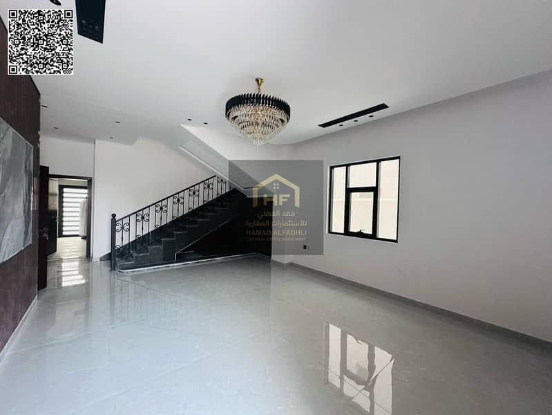 Luxury villa for rent with super deluxe finishes in Al Yasmin. 5 master ...