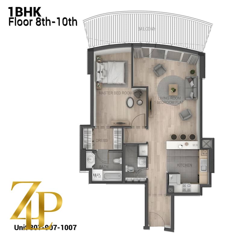 VACANT | FULLY FURNISHED 1 BEDROOM | Golf View | | Bayut.com