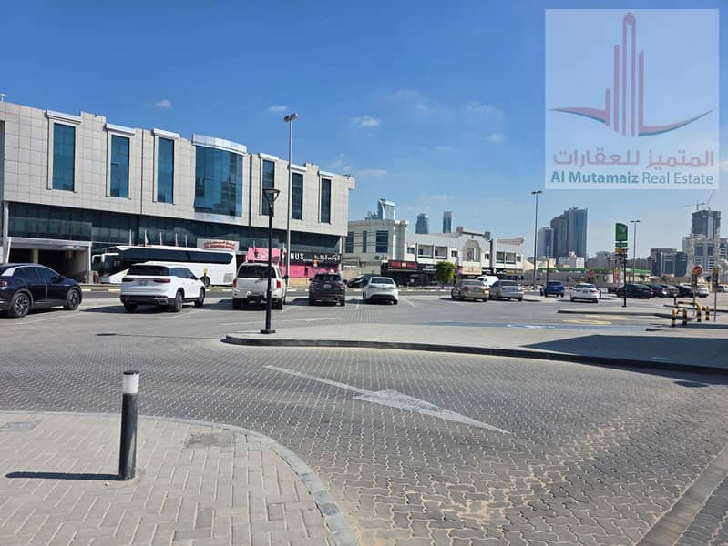 Land for sale in Al Khan, second plot from the main Al Khan road, very ...