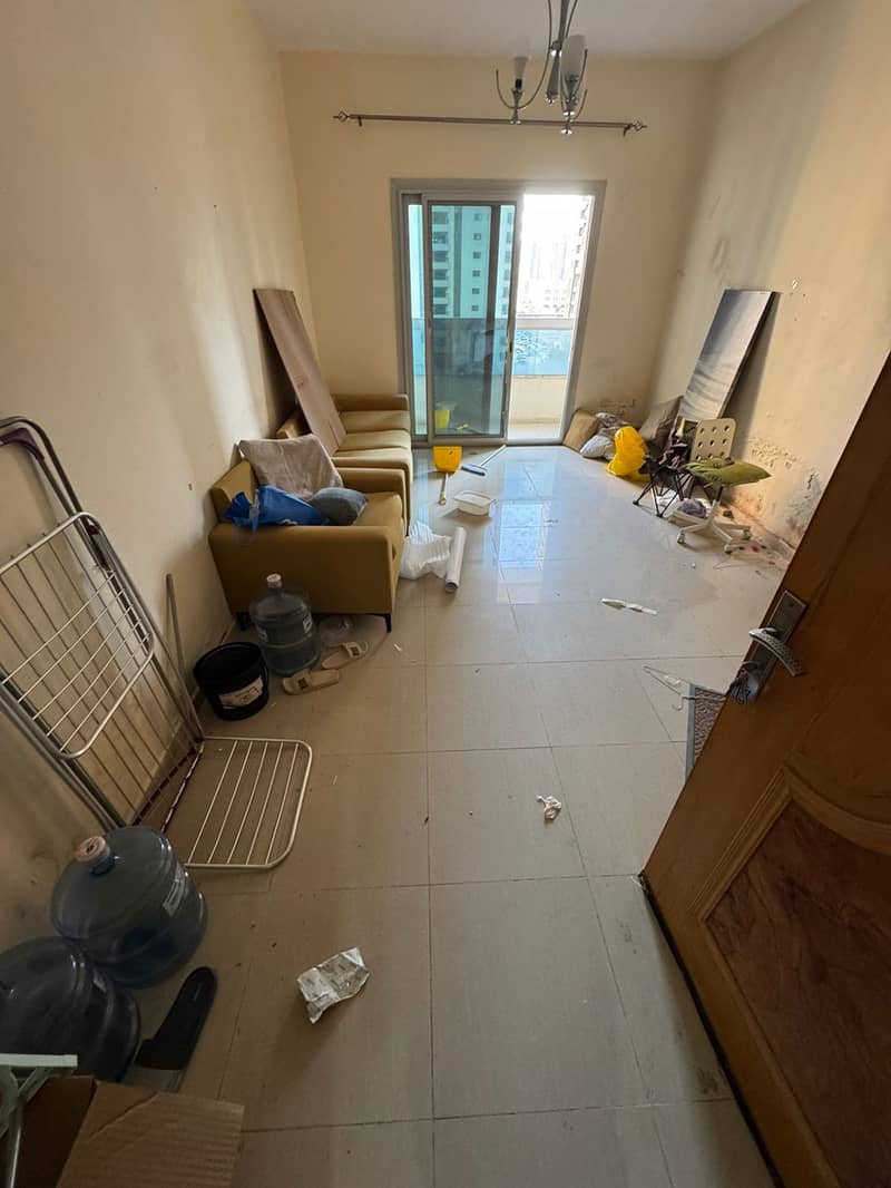 Annual Rent: 1 Bedroom & Living Room with Balcony and Free Maintenance ...