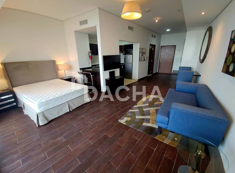 Unique Garden Terraced Studio I Vacant ICanal View | Bayut.com