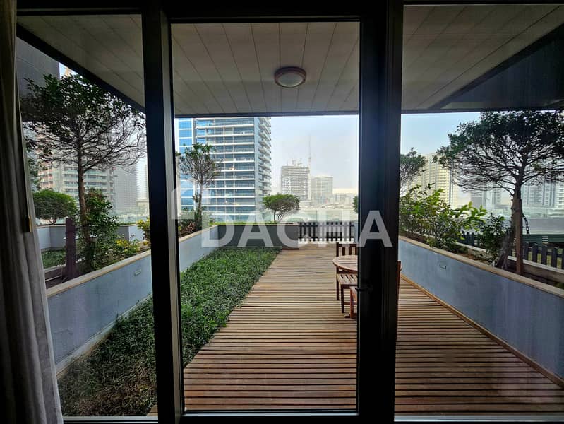 Unique Garden Terraced Studio I Vacant ICanal View | Bayut.com