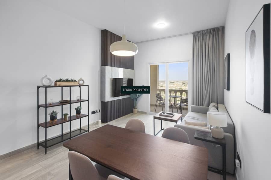 Small Type | Fully Upgraded & Furnished 1 BDR with Lagoon Views | Bayut.com