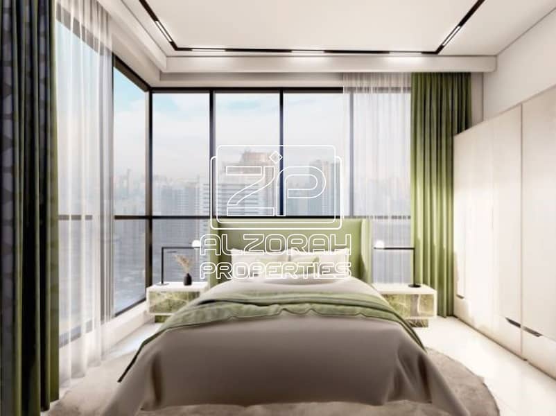 Full Al khan lagoon view | Luxury Living | high floor | Bayut.com